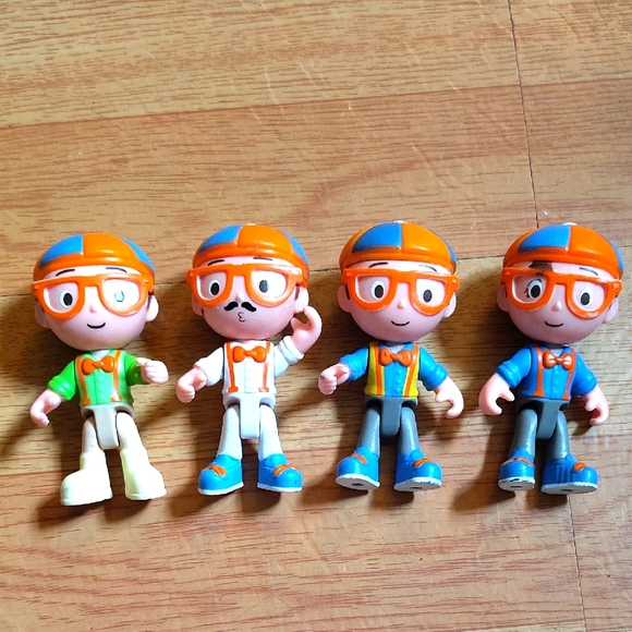 blippi | Toys | Blippi Kids Toy Figures Set Of 4 Bundle Toys | Poshmark